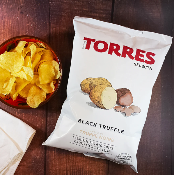 Buy TORRES Black Truffle Chips | OM Caviar